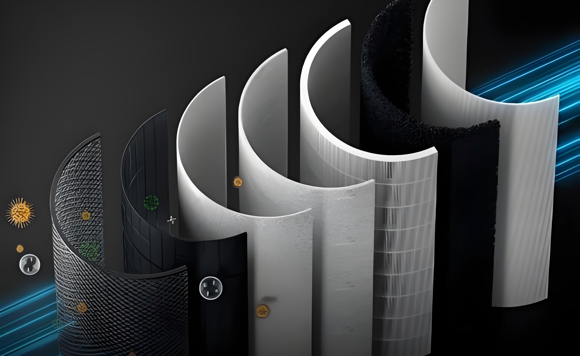 HEPA/ULPA Filters & Catalytic Oxidation & Activated Carbon: Multiple ...